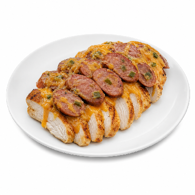 Dickey's Barbecue Pit Westerners Jalapeno Cheddar Kielbasa Chicken ...